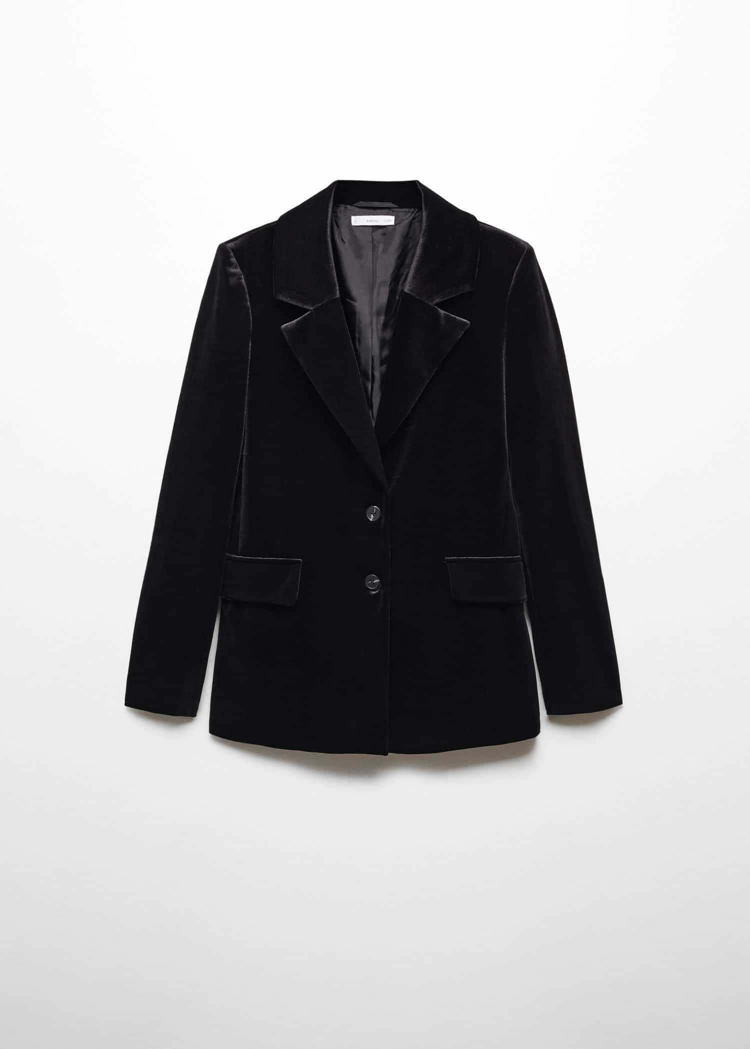 MANGO Velvet Blazer | Endource
