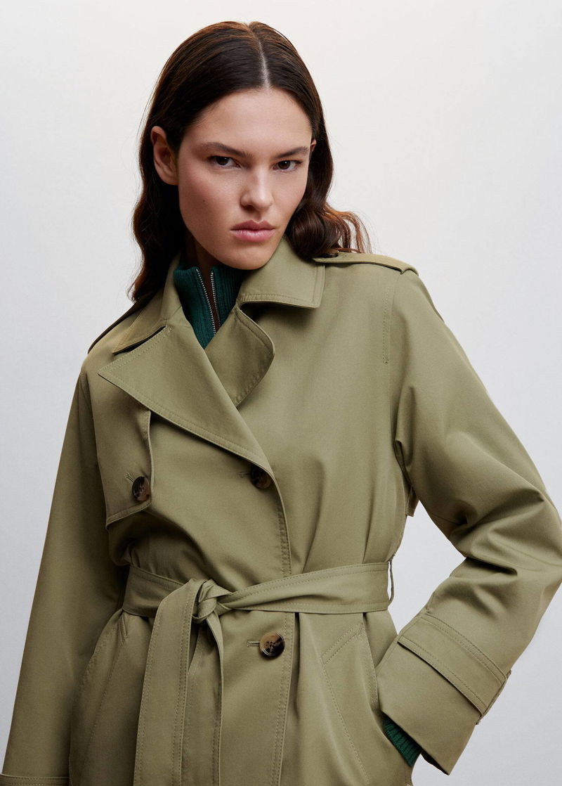 MANGO Classic Belted Trench | Endource