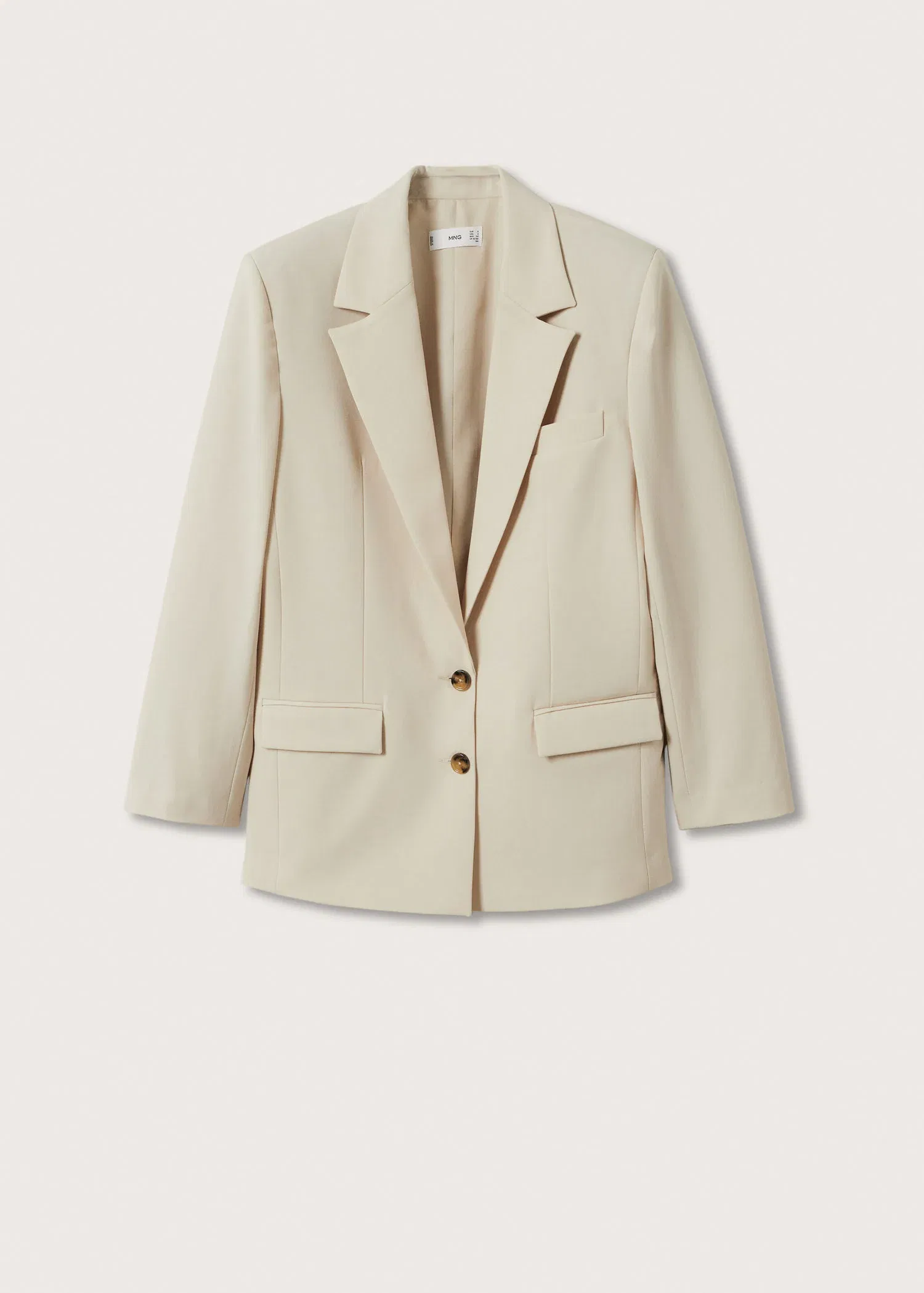 MANGO Structured Wool Blazer | endource