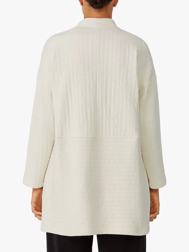 EILEEN FISHER Plain Stitch Texture Cardigan | Endource