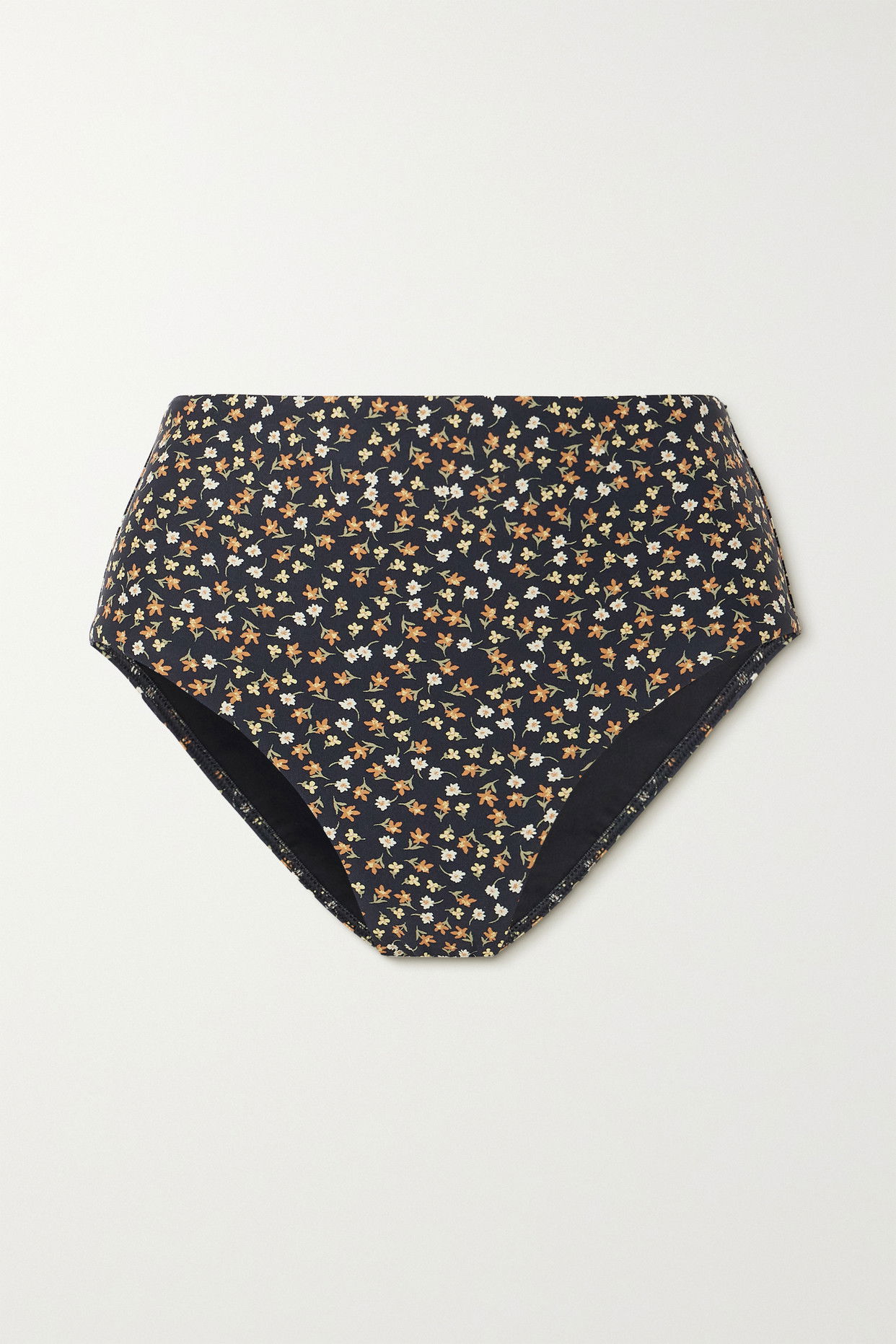 MATTEAU The High Waist Floral-Print Recycled Bikini Briefs | endource