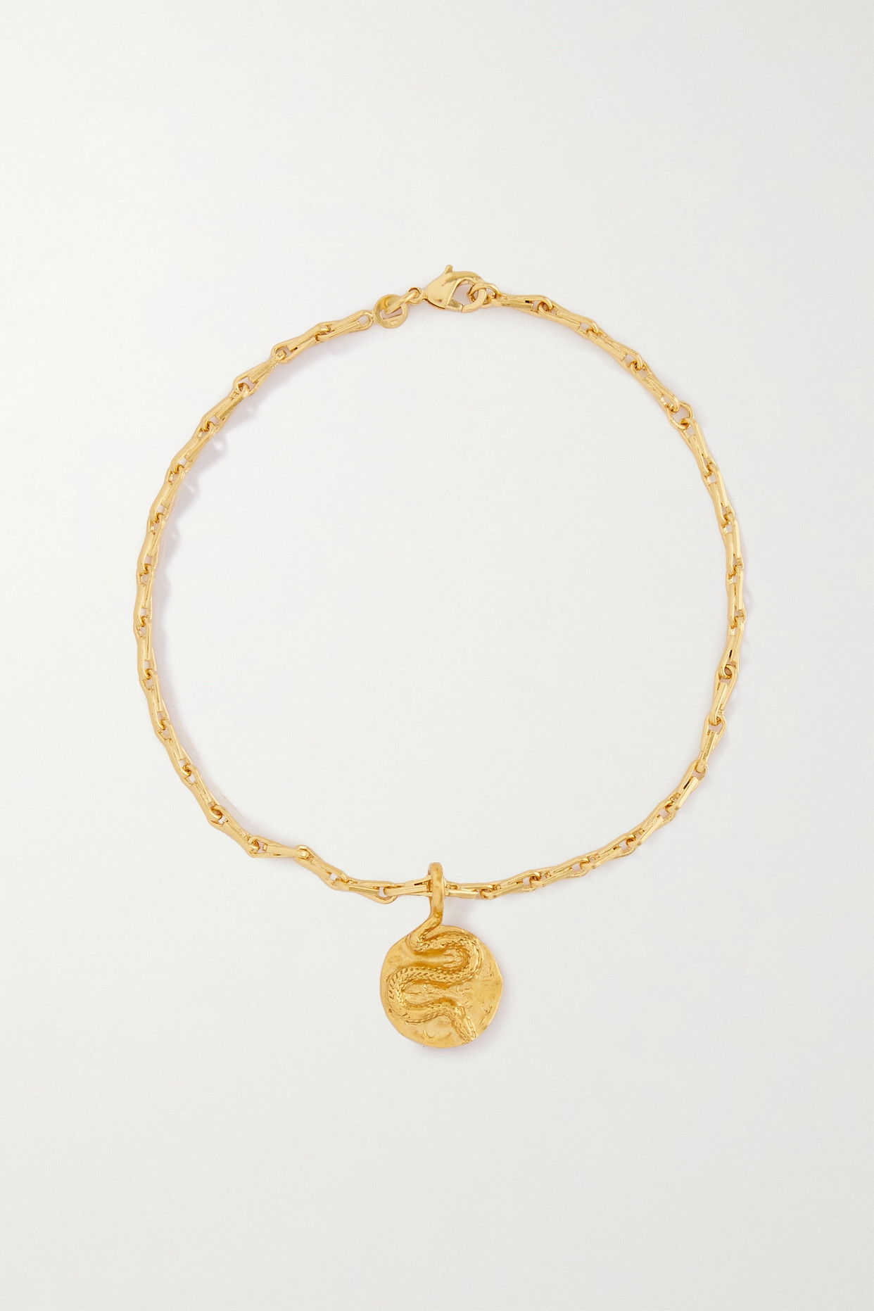 ALIGHIERI The Mini Medusa Bracelet in Gold | Endource