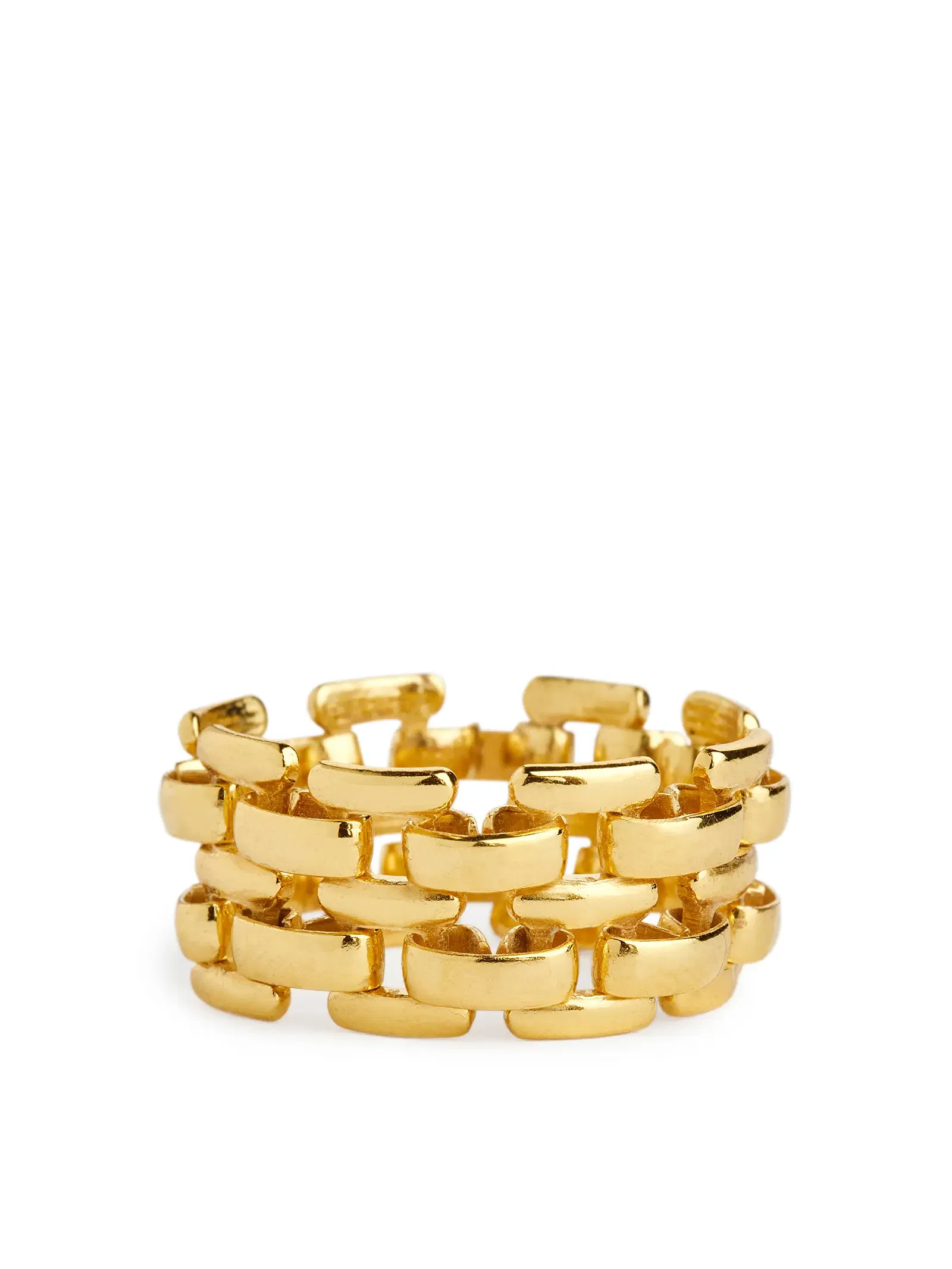 ARKET Gold-Plated Chain Ring | endource
