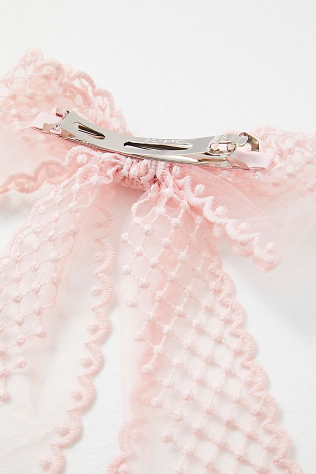 FREE PEOPLE Lover Of The Night Lacey Bow in Pink | endource