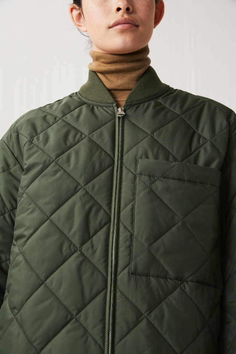 ARKET Quilted Long Jacket | endource