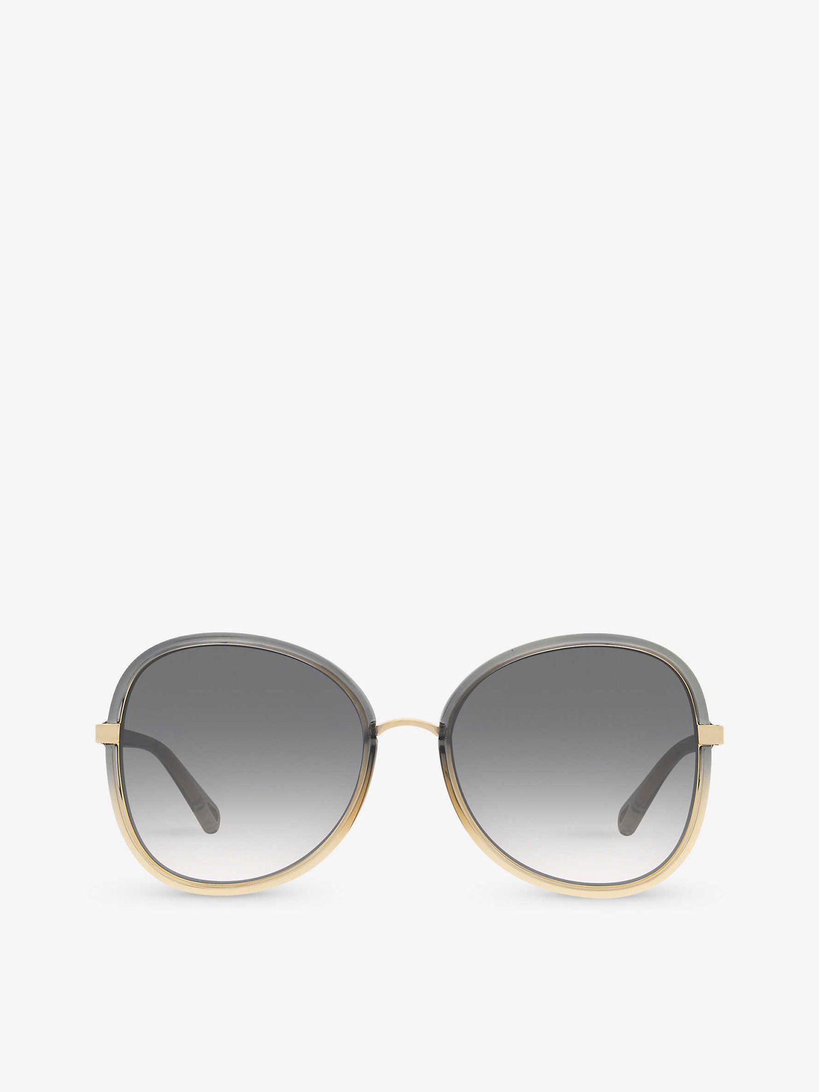 CHLOÉ Butterfly-Frame Acetate Sunglasses in GREY | Endource