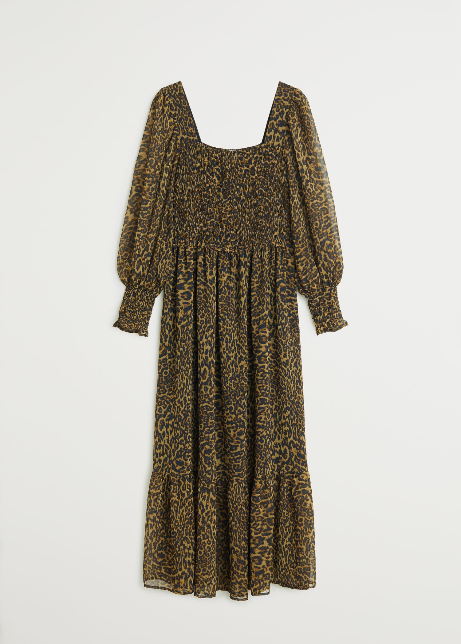 MANGO Leopard Midi Dress | endource