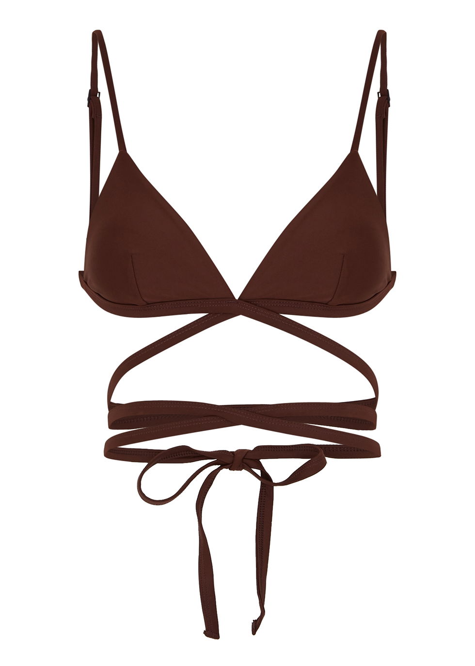MATTEAU The Wrap Triangle Bikini Top | endource