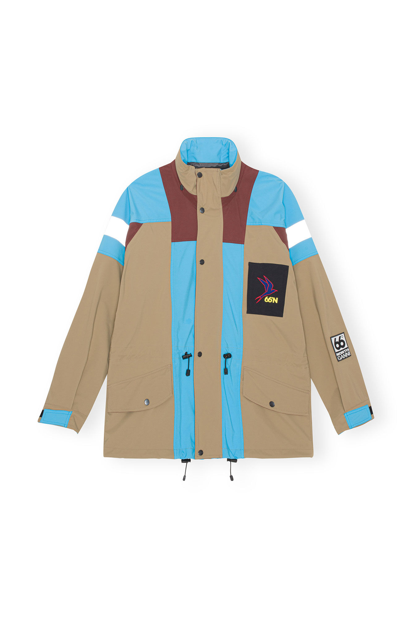 GANNI GANNI x 66°NORTH - Kria Neoshell Jacket in Black | endource