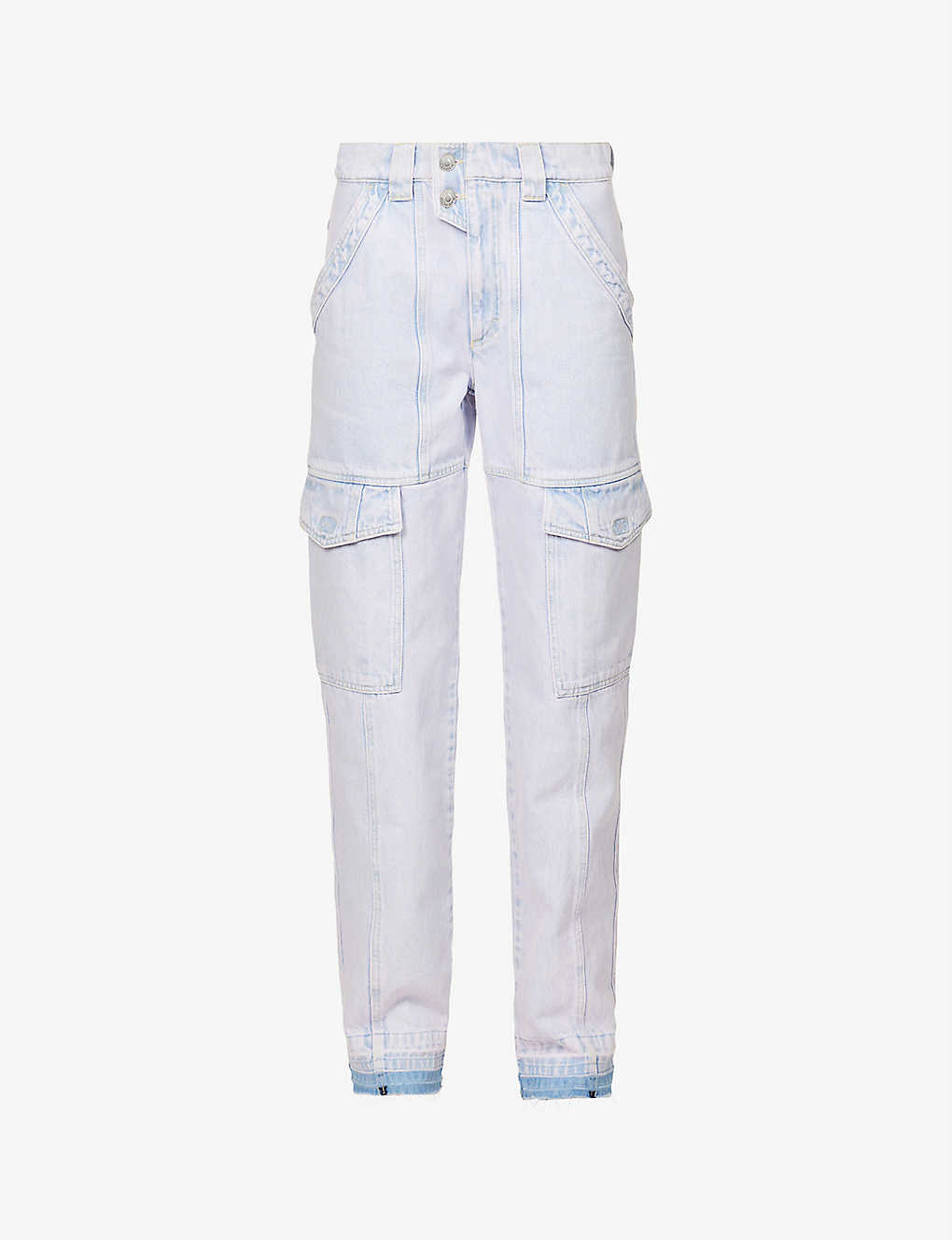 ISABEL MARANT ÉTOILE Vayoneo Regular-Fit Mid-Rise Denim Jeans in LIGHTBLUE | Endource