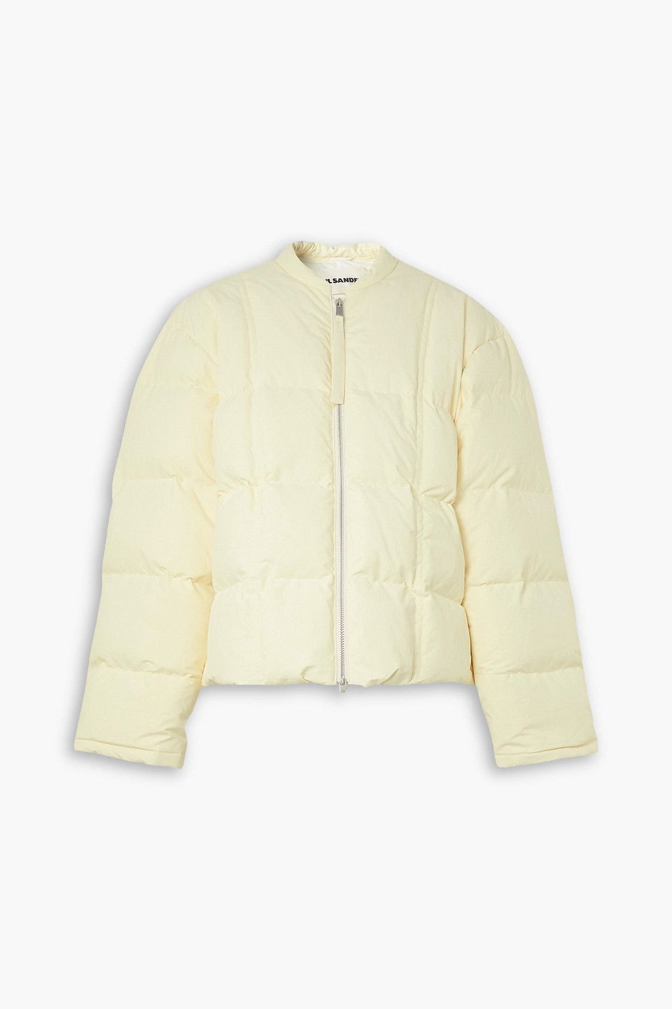 JIL SANDER Quilted Shell Down Jacket in Yellow | endource