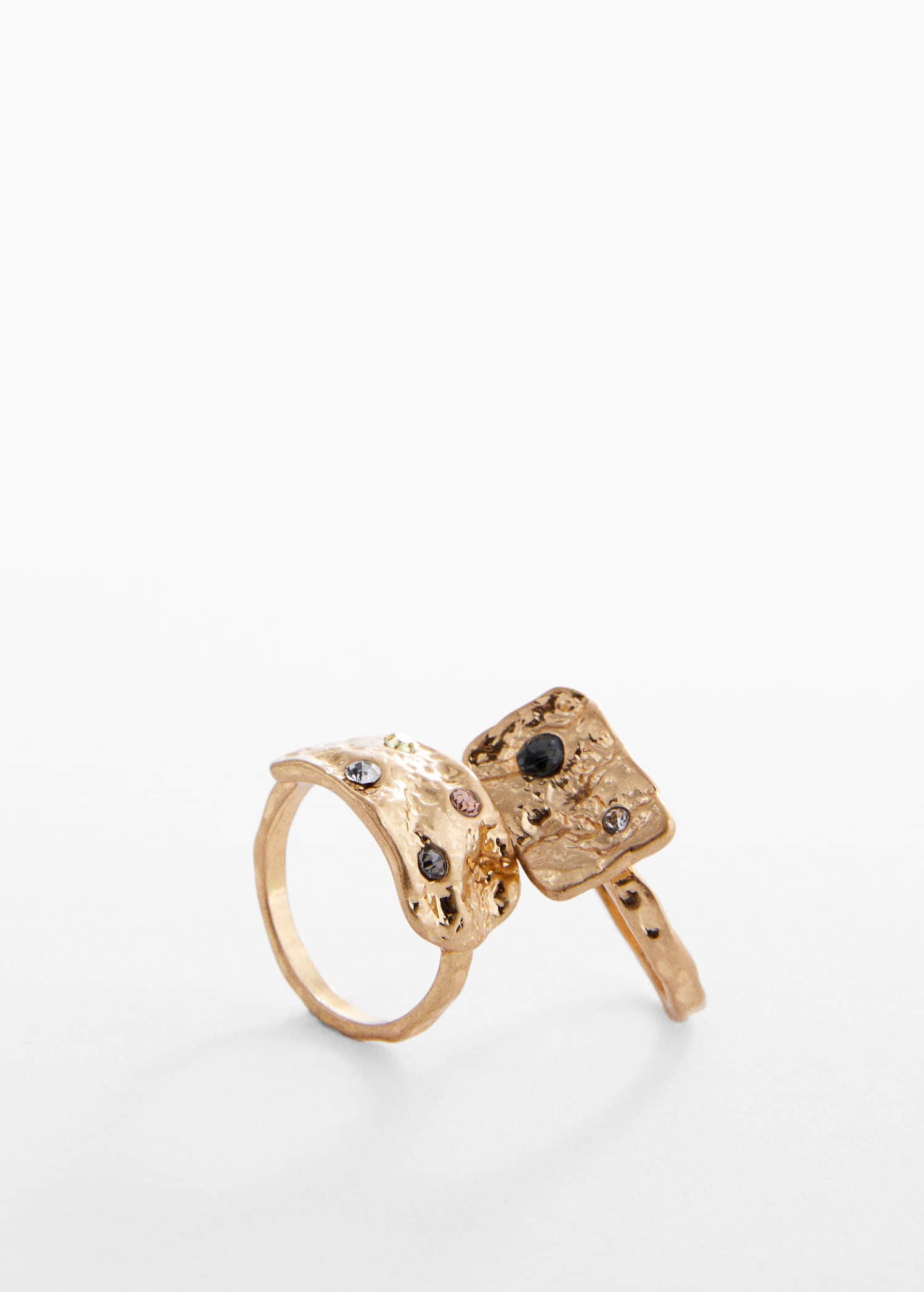 MANGO Crystal Rings Set | endource