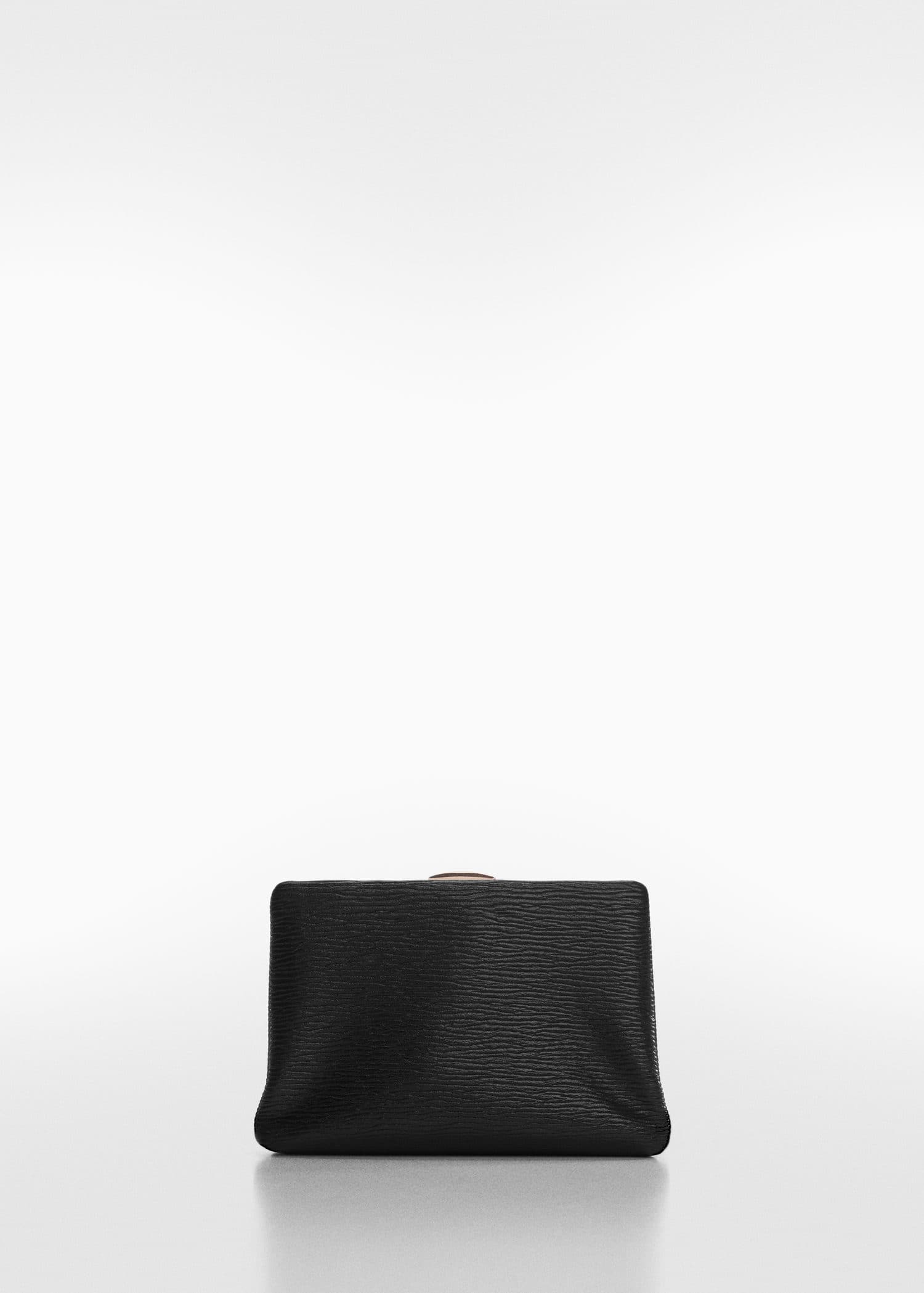 MANGO Chain Clutch Bag in Black | Endource
