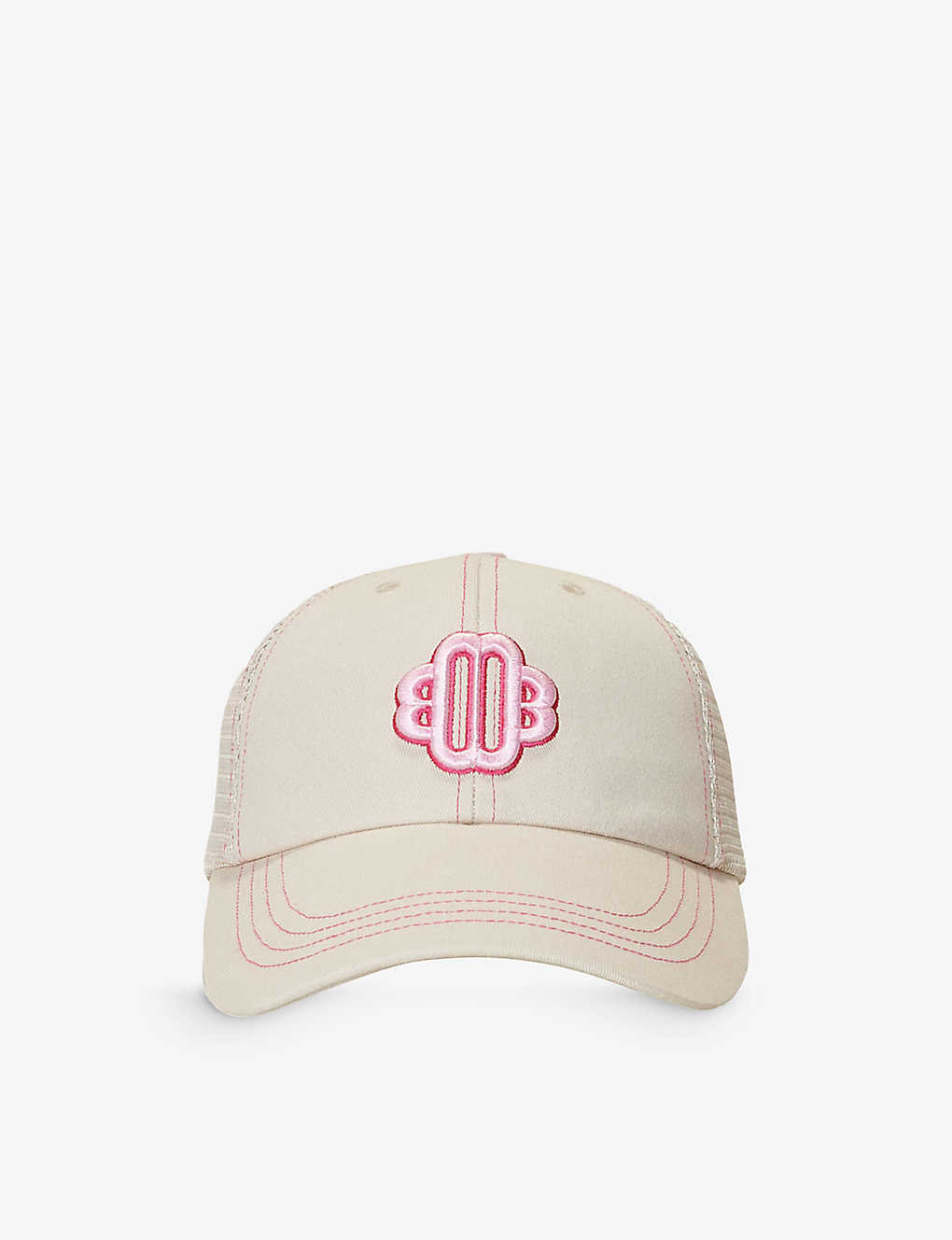 MAJE Logo-Embroidered Baseball Cap in ROSES | Endource