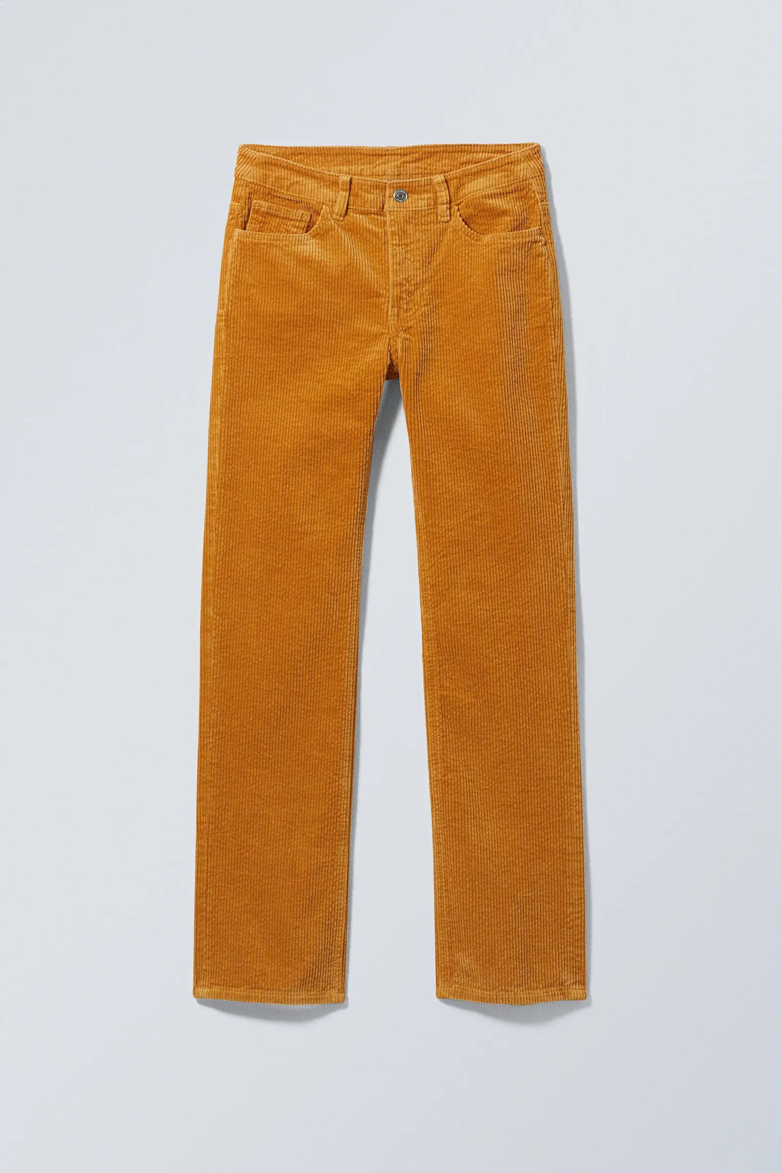 WEEKDAY Pin Cord Trousers in Mustard | endource