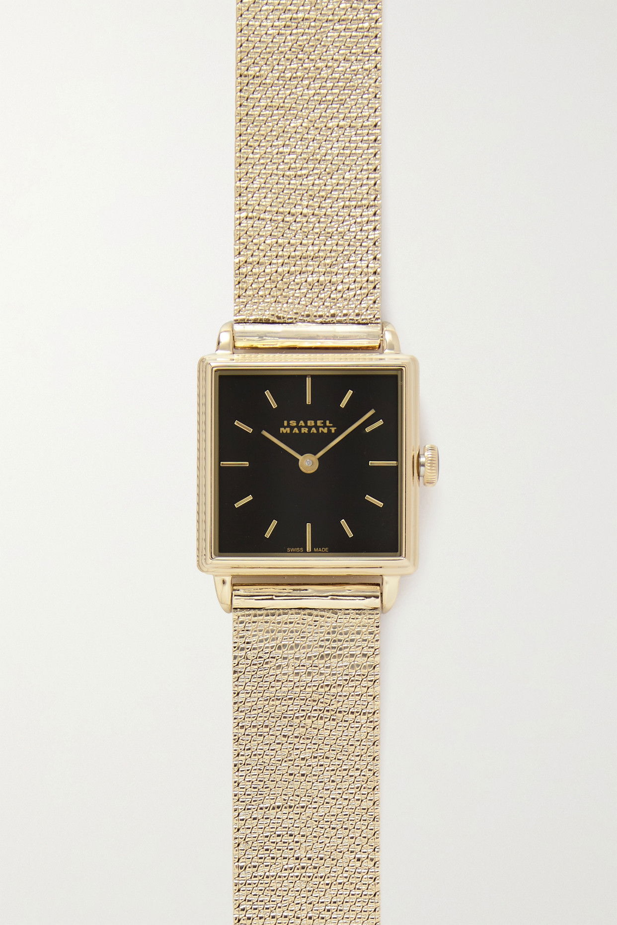 ISABEL MARANT Hand-Wound Gold-tone and Stainless Steel Watch in Gold ...