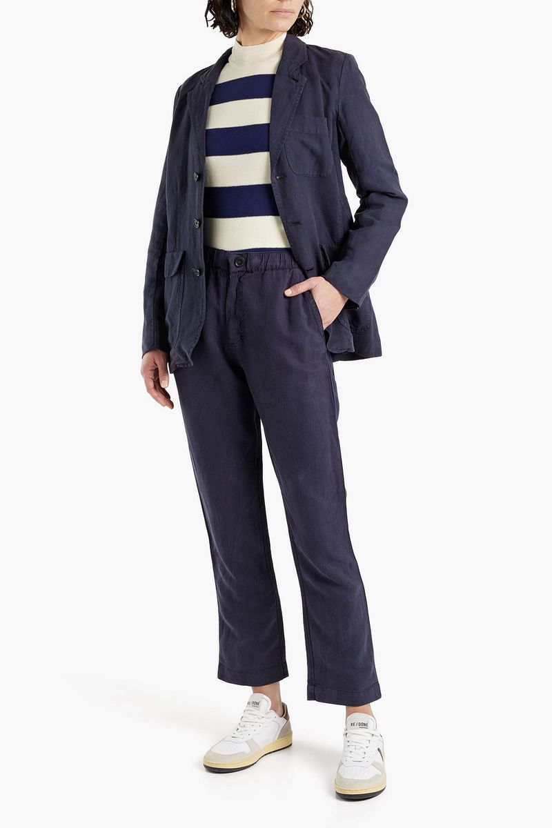 ALEX MILL Linen, Tencel And Cotton-Blend Twill Blazer in Blue | endource
