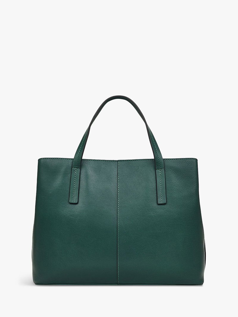 RADLEY Dukes Place Leather Medium Zip-Top Grab Bag in Alpine | endource