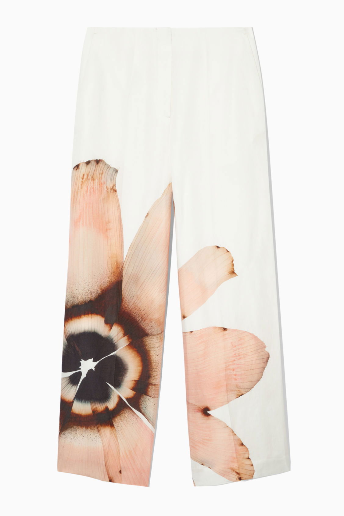COS COS × Stephen Doherty - Floral-Print Wide-Leg Trousers | endource