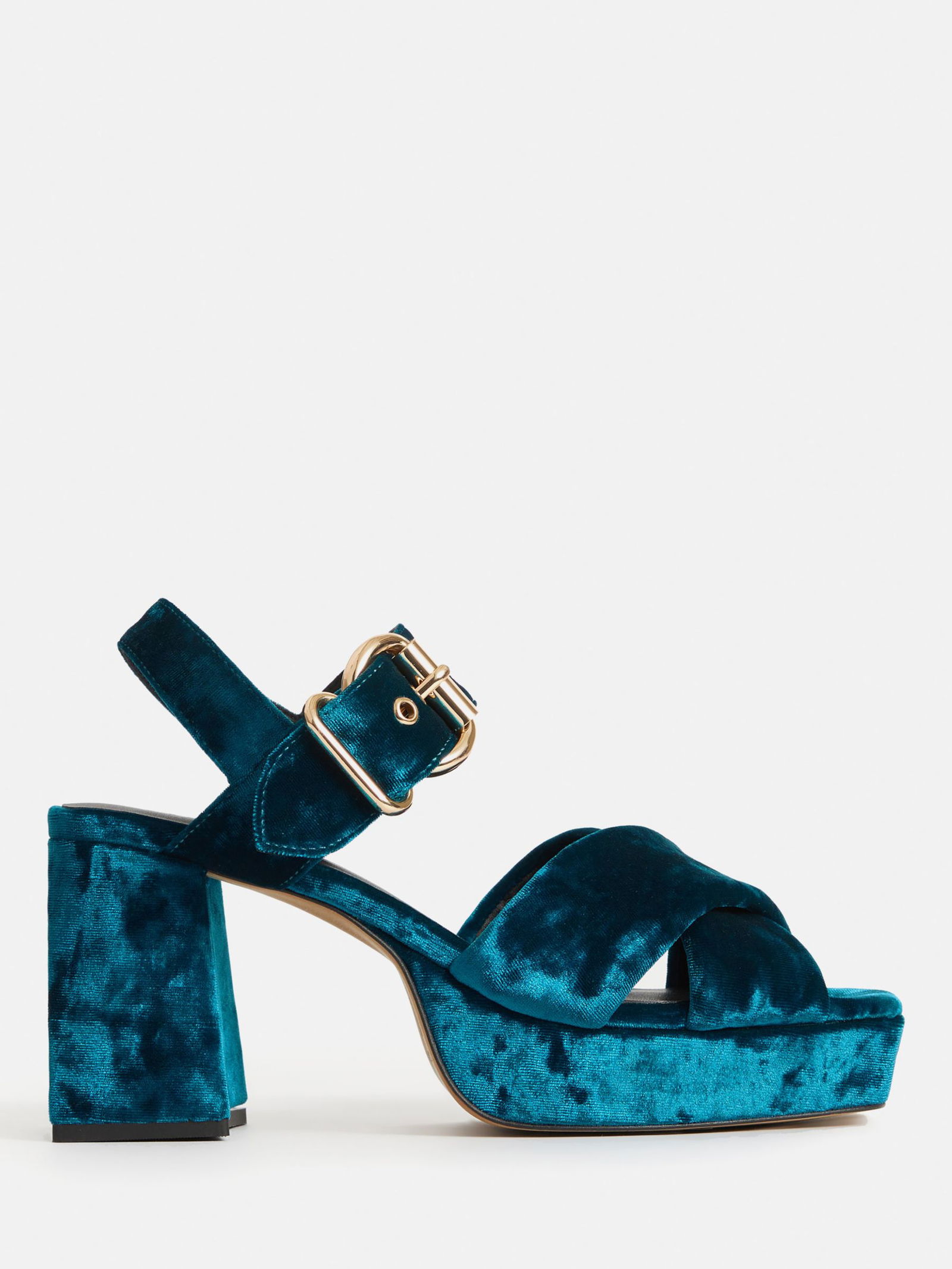 JIGSAW Savanna Platform Sandals in Teal | endource