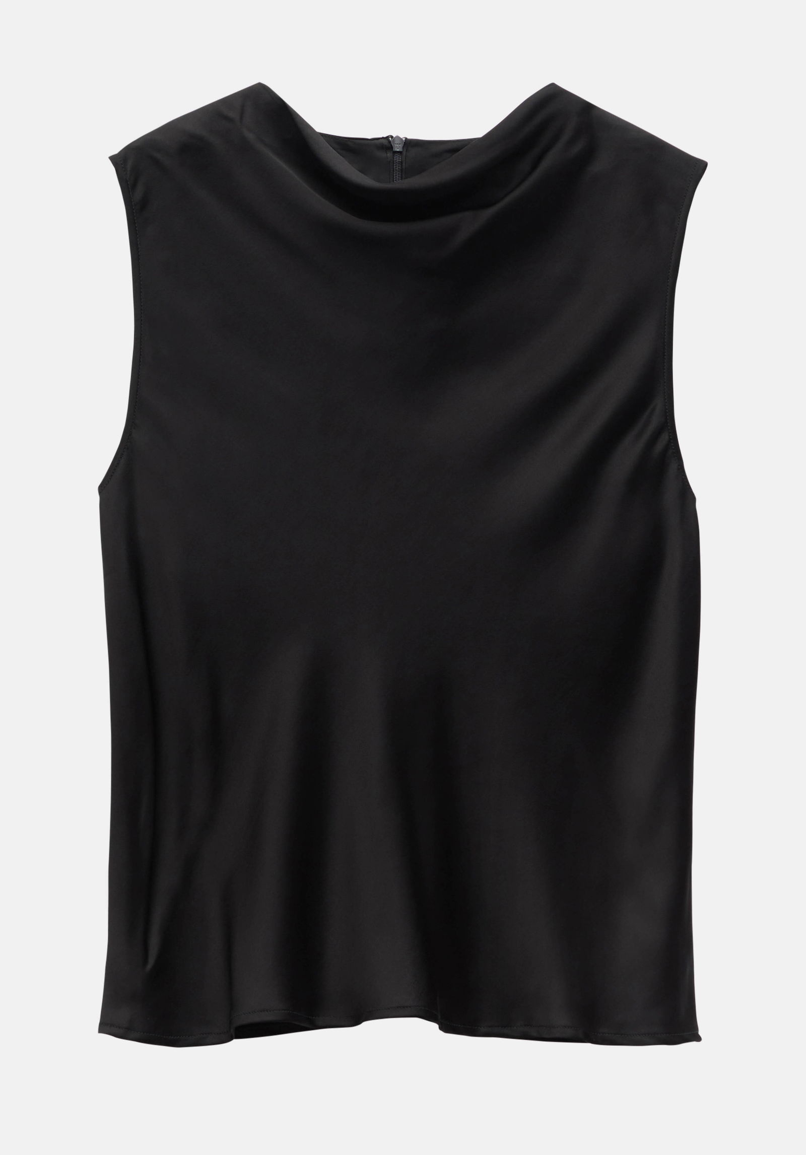 HUSH Chelsea Cowl Neck Top in Black | Endource