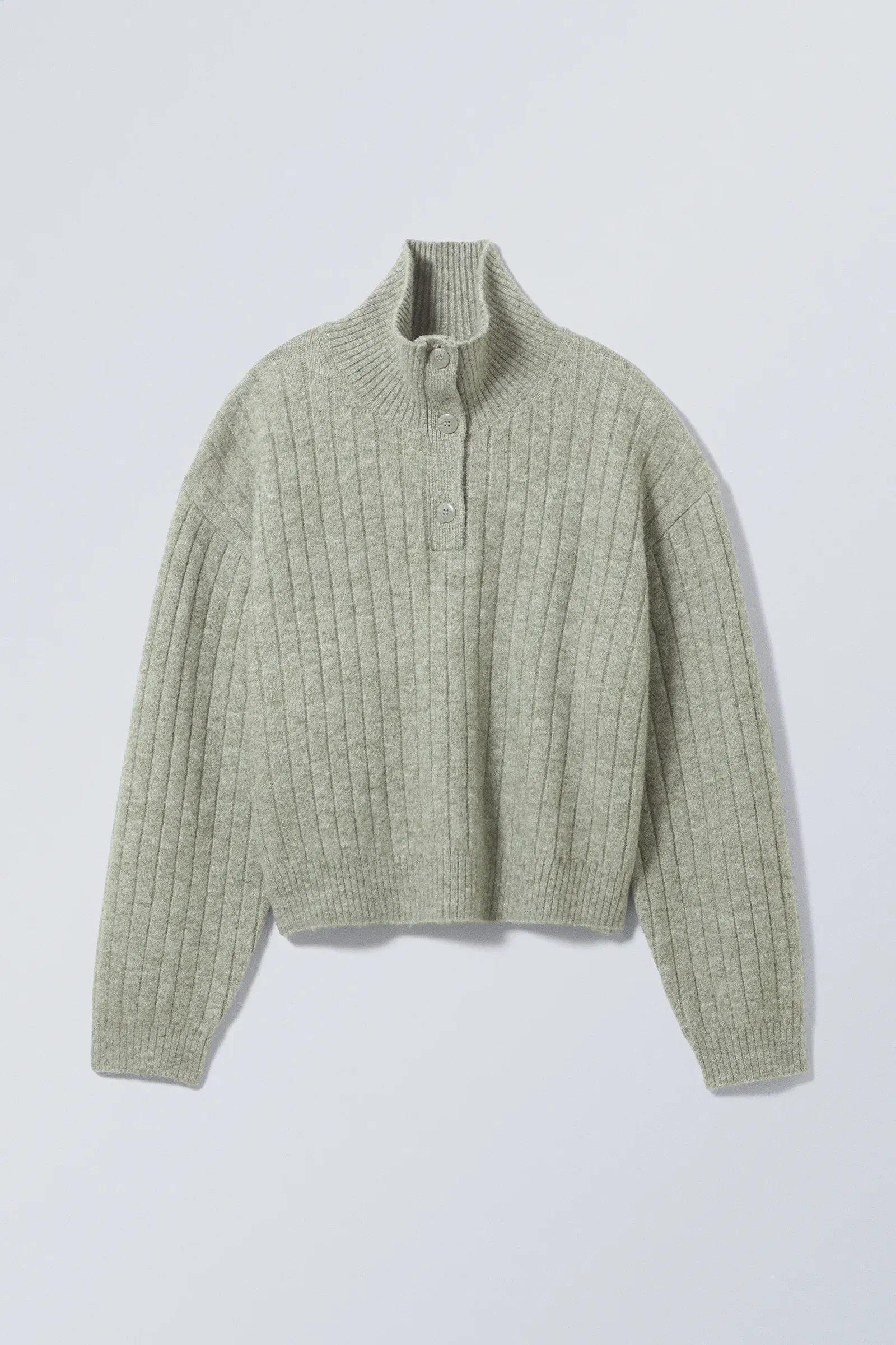 WEEKDAY Heidi Sweater in Green | endource