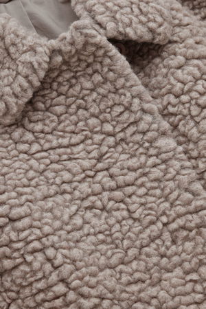 COS Wool Teddy Fleece Coat | endource