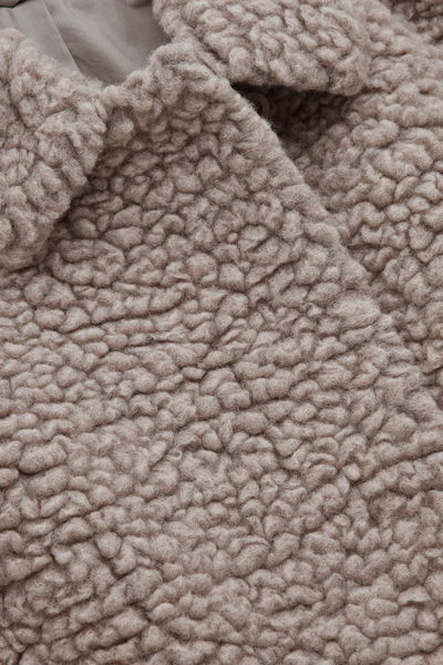 COS Wool Teddy Fleece Coat | endource