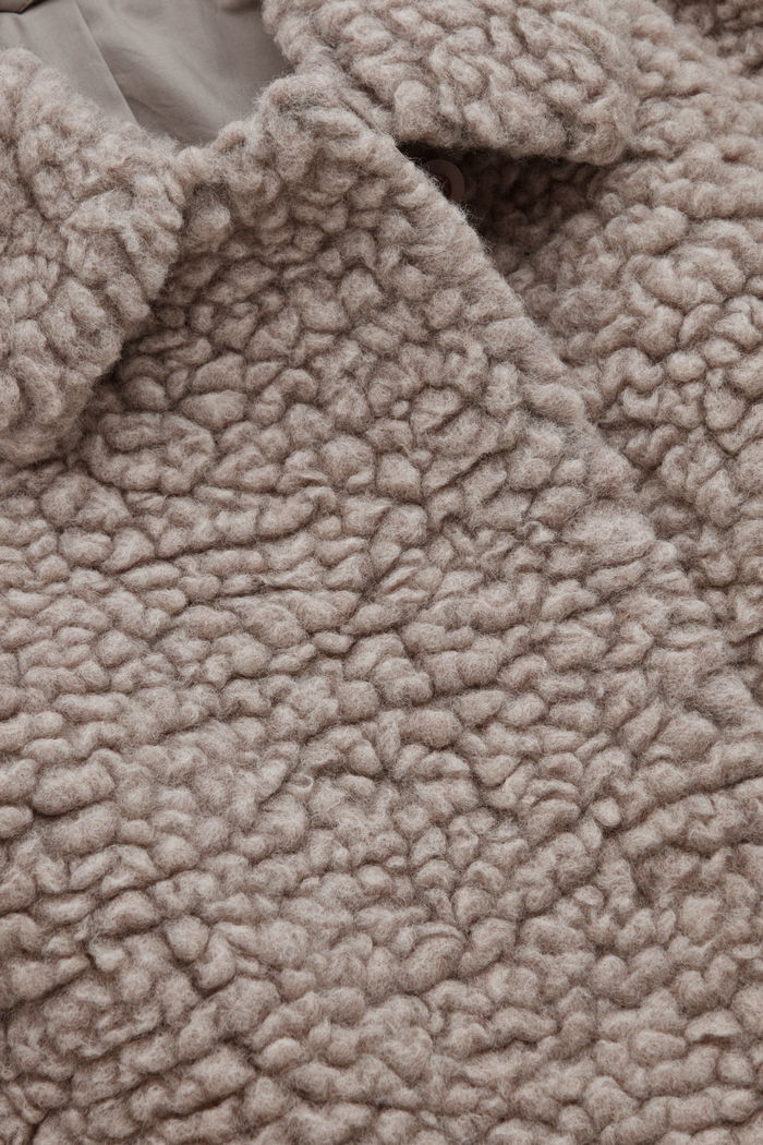 COS Wool Teddy Fleece Coat | Endource