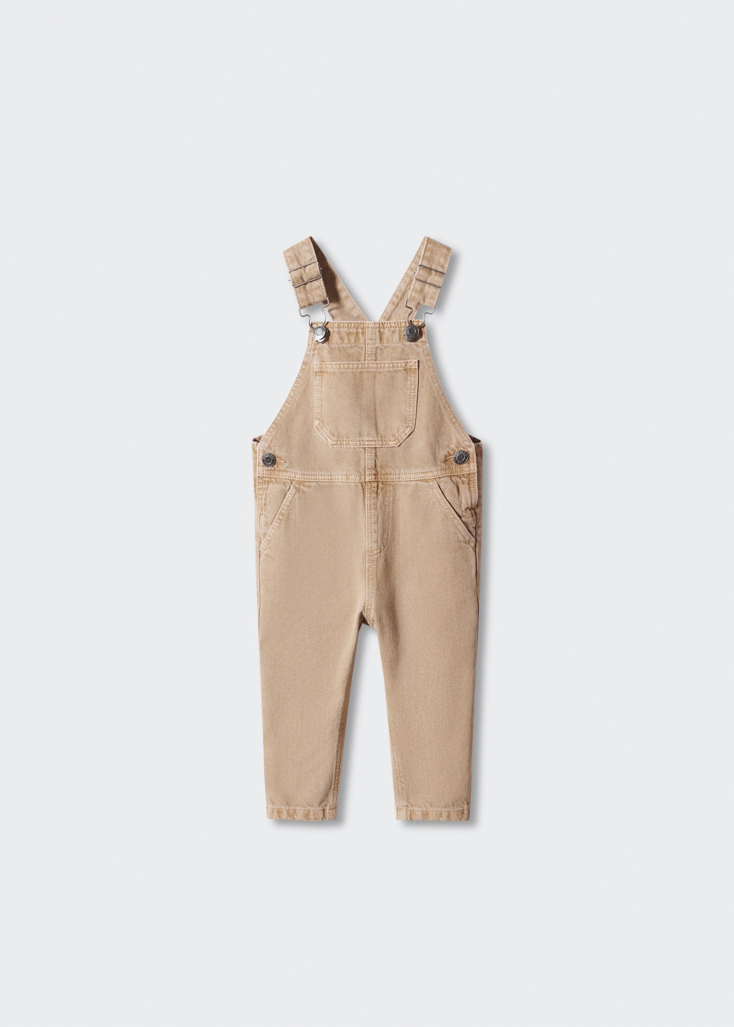 MANGO Long Denim Dungarees | endource