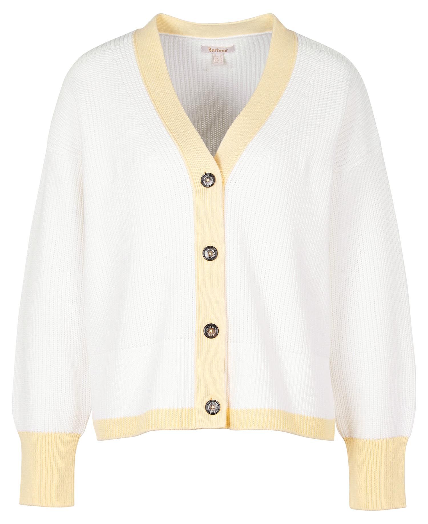 BARBOUR Maskia Cardigan in Ecru | endource