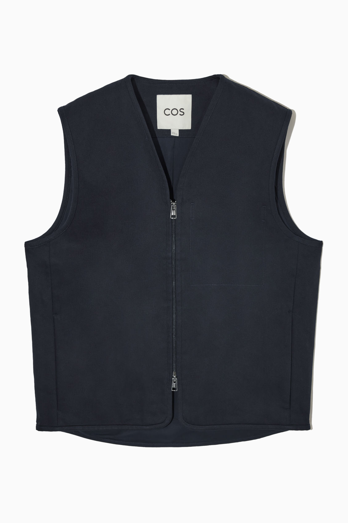 COS Relaxed Fit Twill Gilet | endource