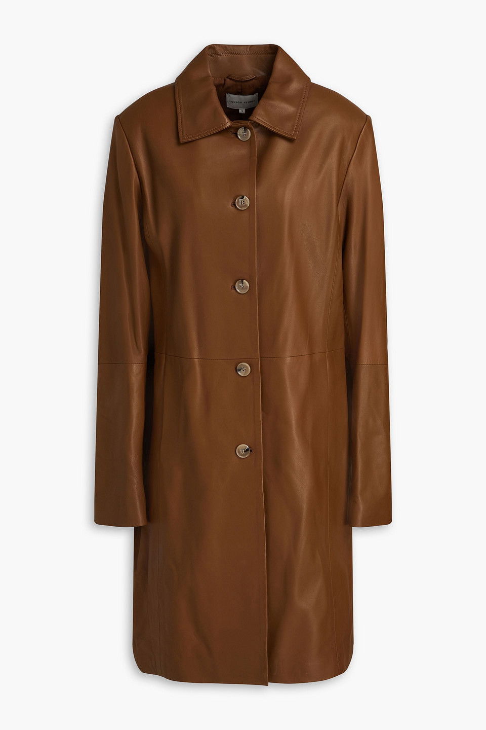 Loulou De Saison Uvon Leather Coat | endource