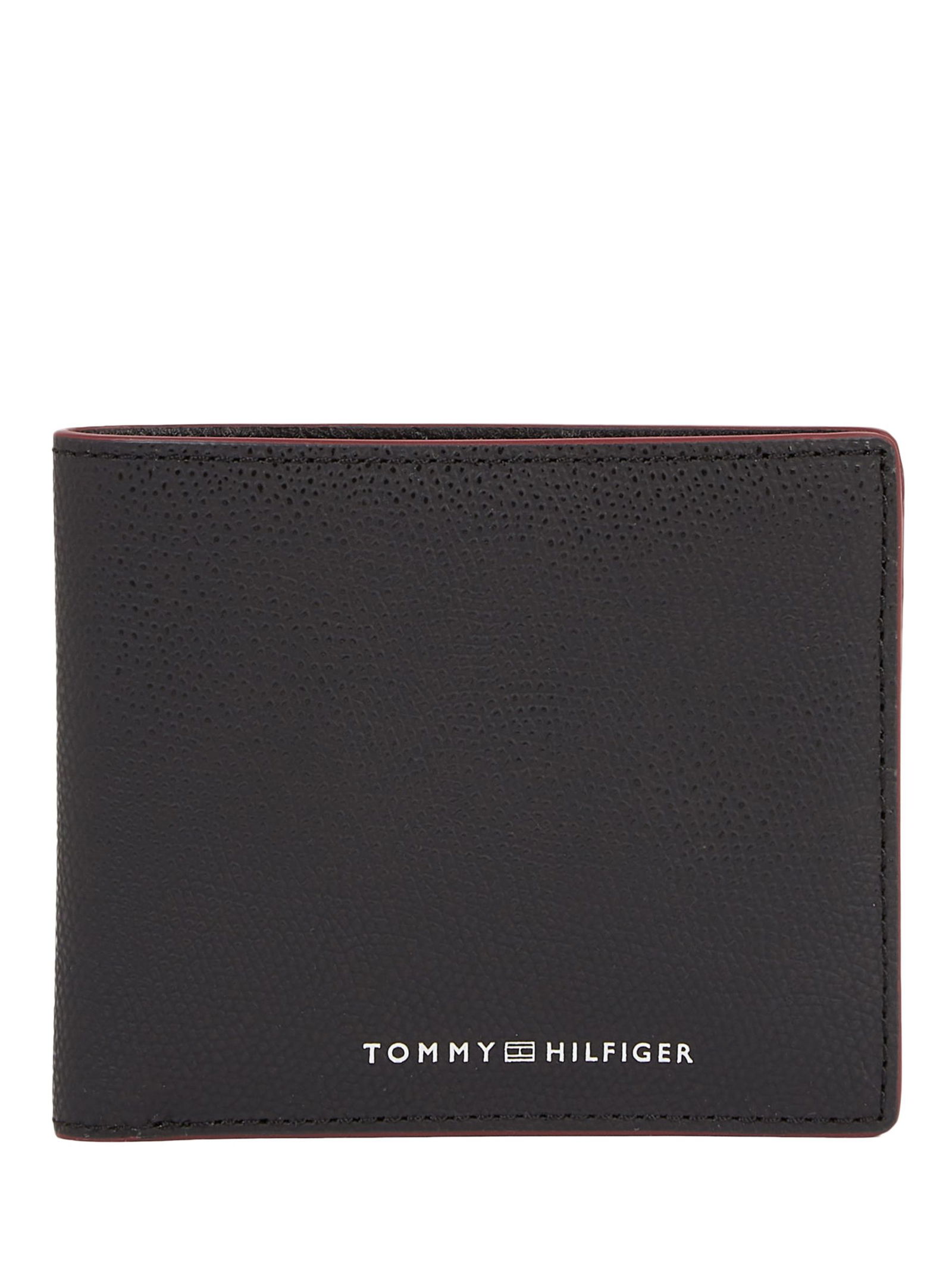 TOMMY HILFIGER Leather Bifold Wallet in Black | Endource