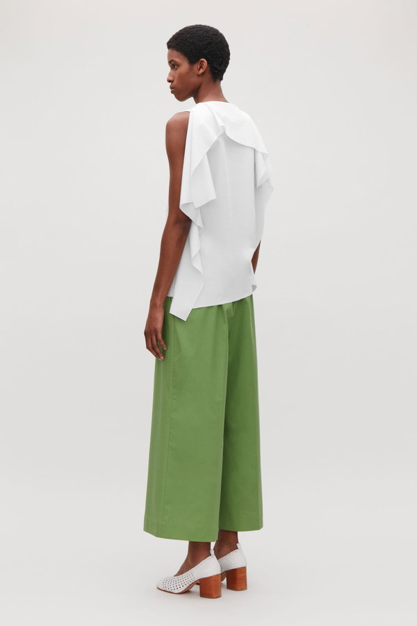 COS Draped Square-Cut Vest | endource