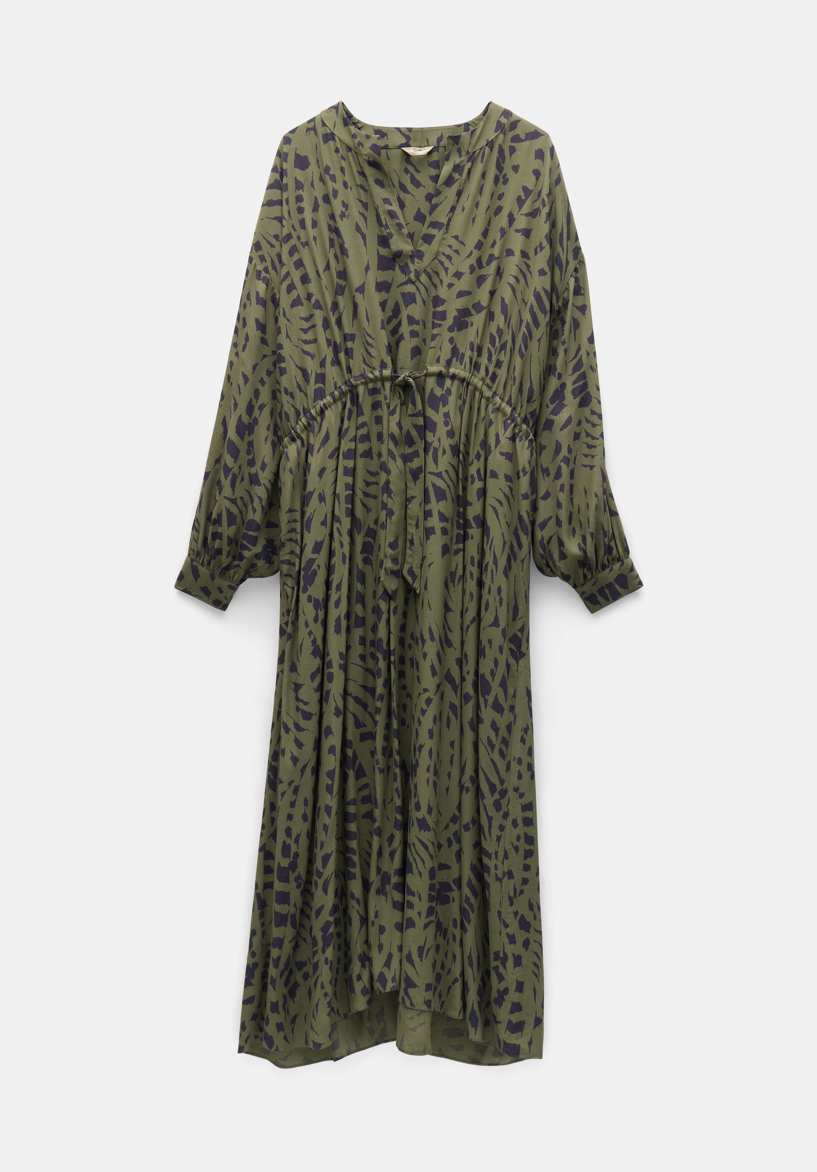 HUSH Aimee Maxi Dress in Khaki Mark | Endource