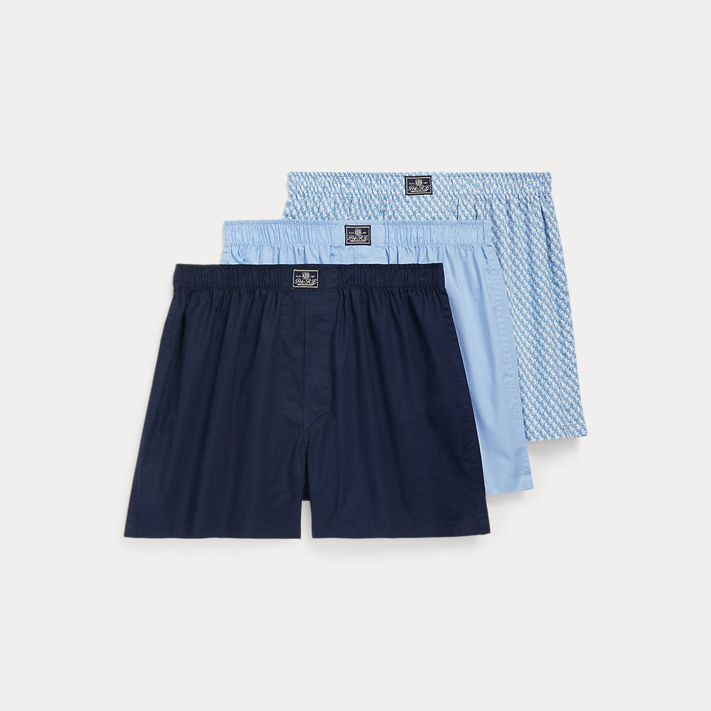 POLO RALPH LAUREN Cotton Boxer 3-Pack in Multi | endource