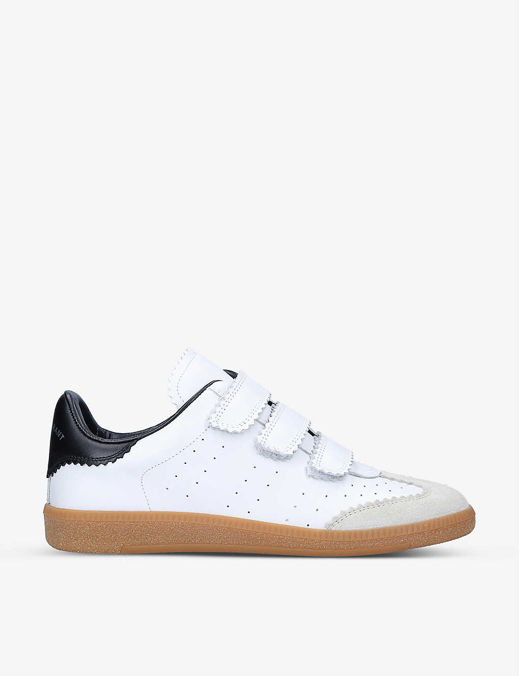 ISABEL MARANT Beth Leather Low-Top Trainers in WHITE/OTH | endource