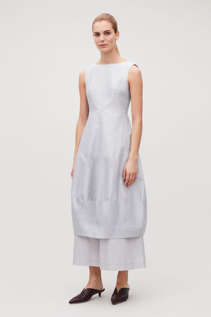 COS Cotton-silk Cocoon Dress | endource