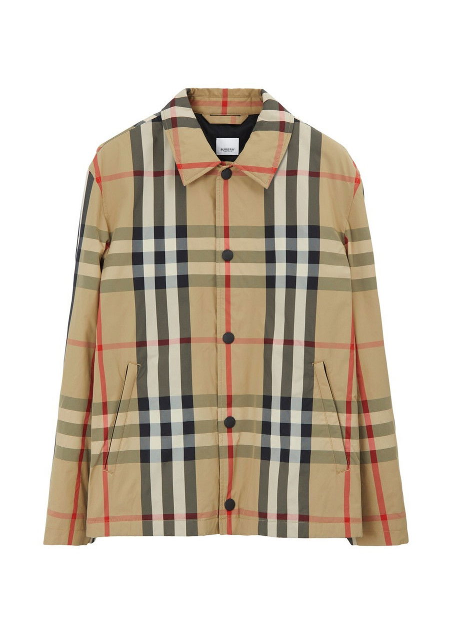 BURBERRY Check Nylon Jacket | Endource