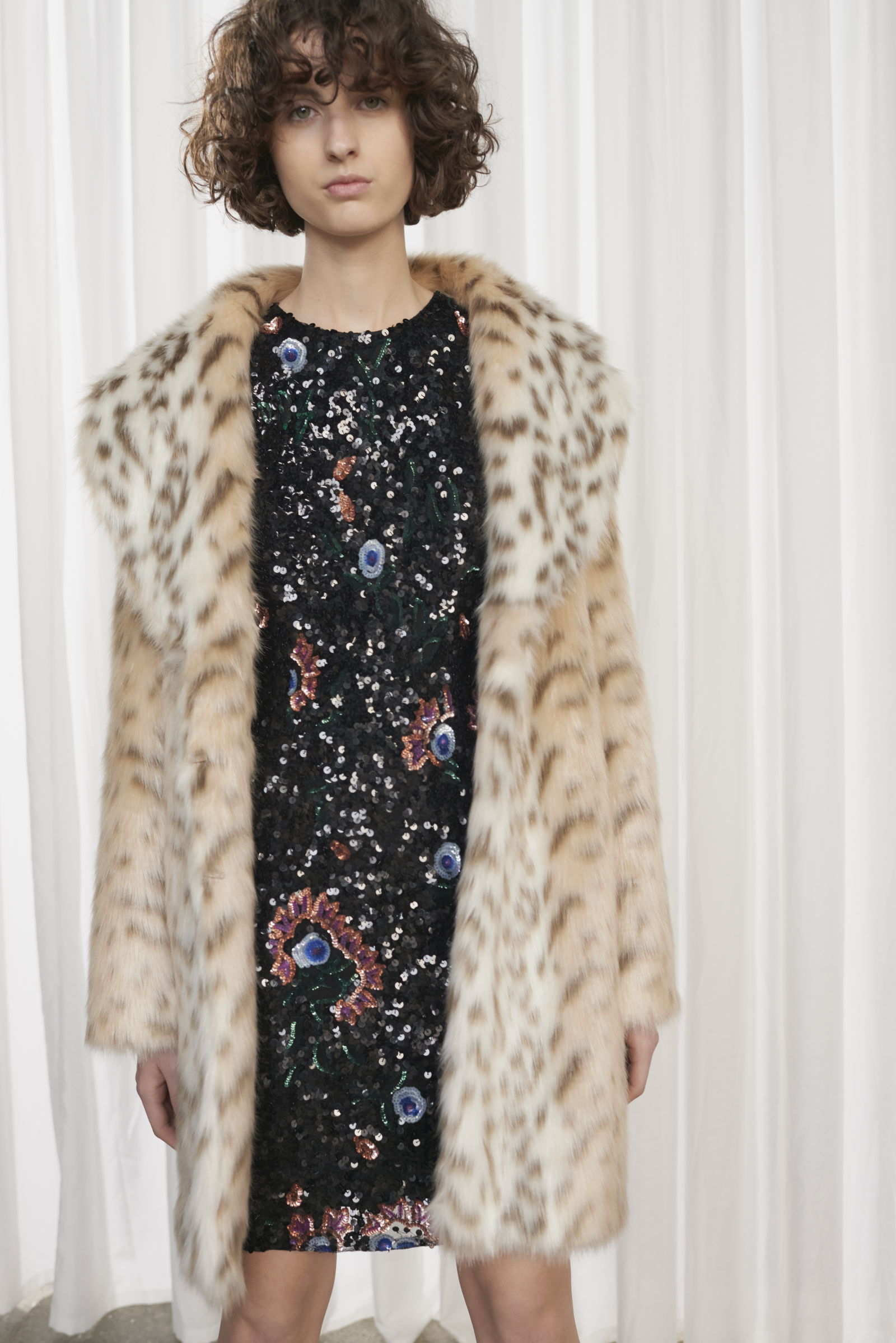 FRENCH CONNECTION Paulette Leopard Coat | endource