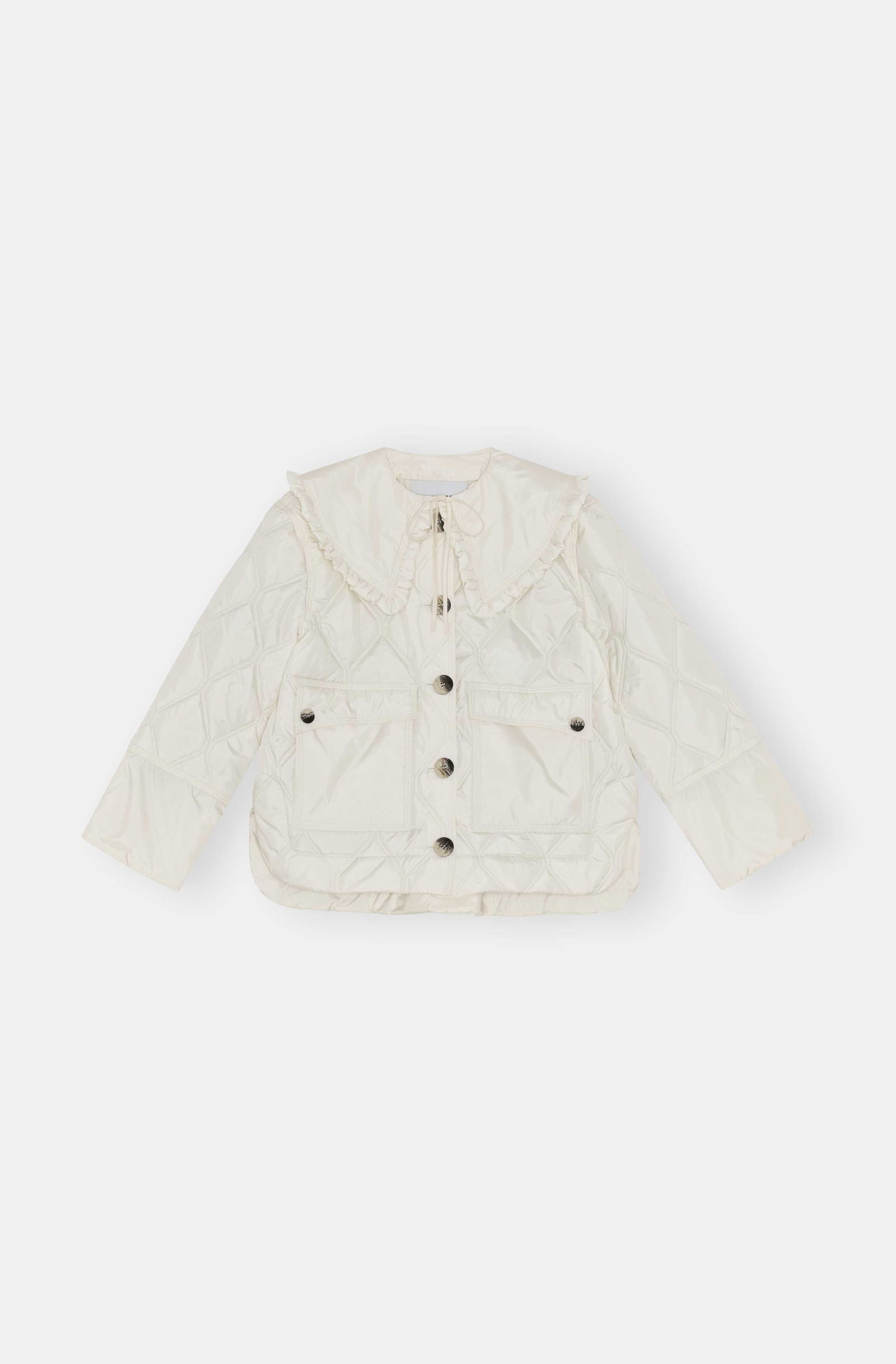GANNI Cropped Ripstop Jacket | Endource