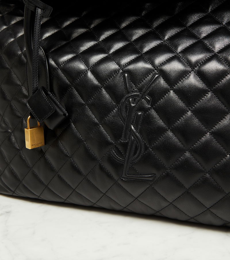 SAINT LAURENT Es Giant Quilted Leather Travel Bag | Endource
