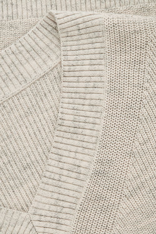 COS Deep V-Neck Knitted Jumper | endource