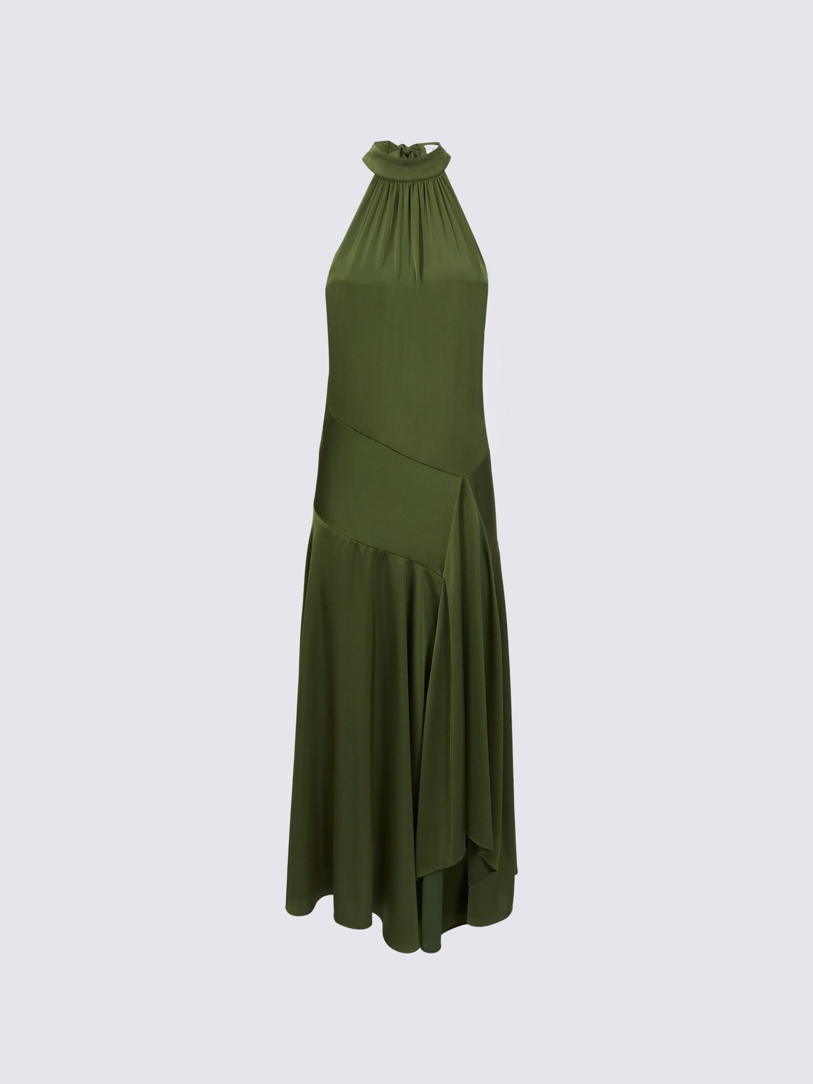 Florere Halterneck Asymmetric Midi Dress Endource