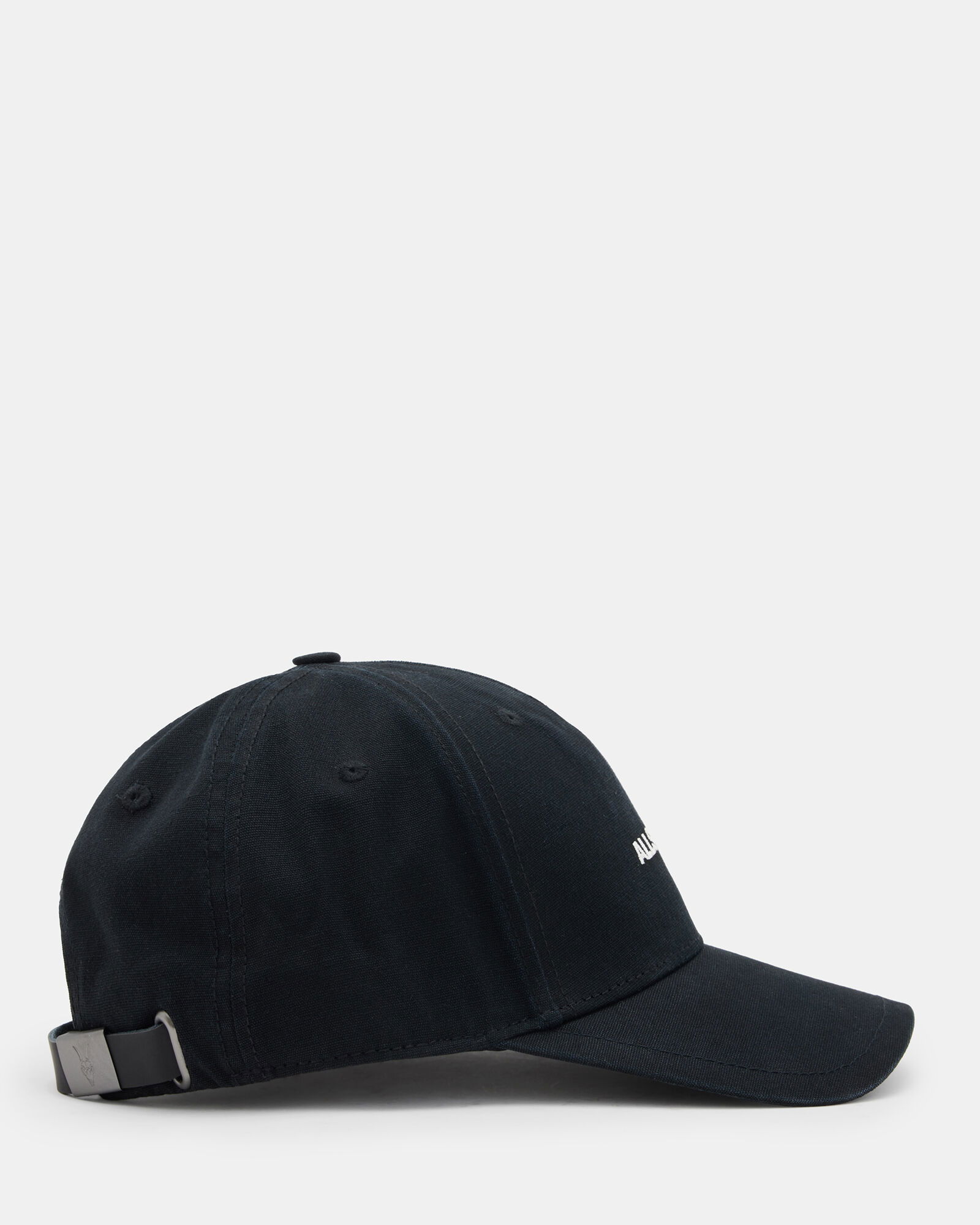 ALLSAINTS London Baseball Cap in WASHED BLACK/WHITE | endource