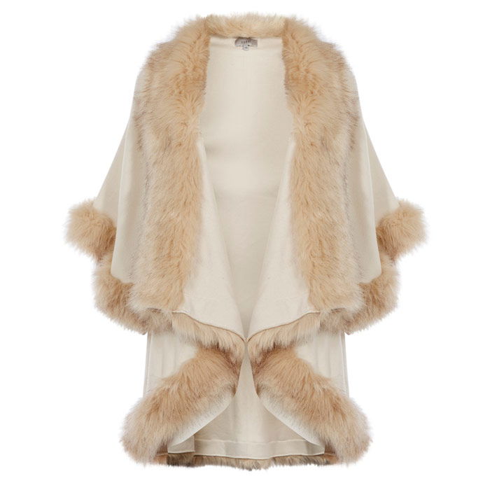 Coast Kate Faux Fur Cape | endource