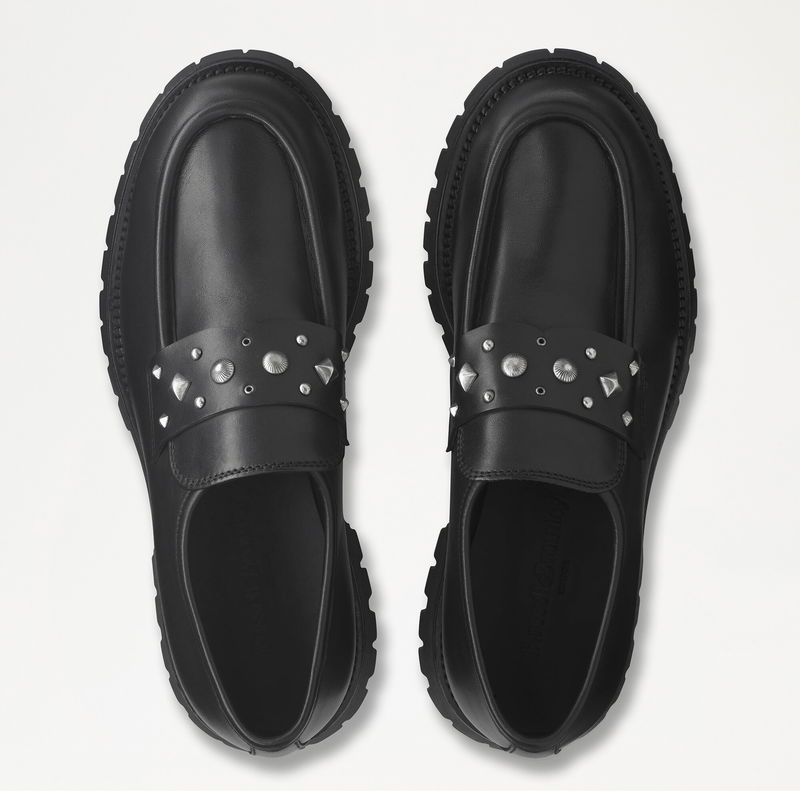 RUSSELL & BROMLEY Headline Chunky Cleat Studded Loafer | endource