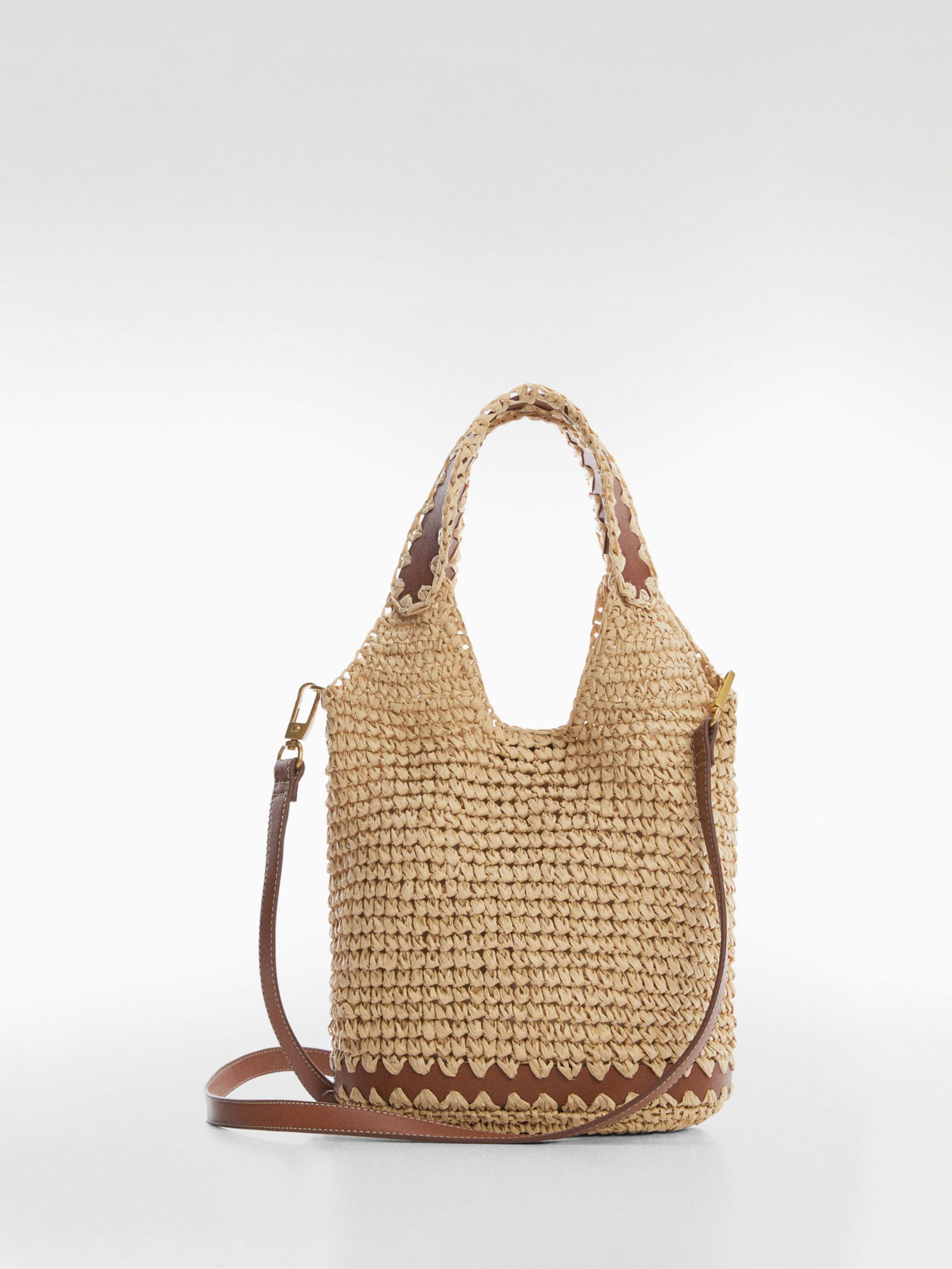 MANGO Lina Straw Grab Bag | endource