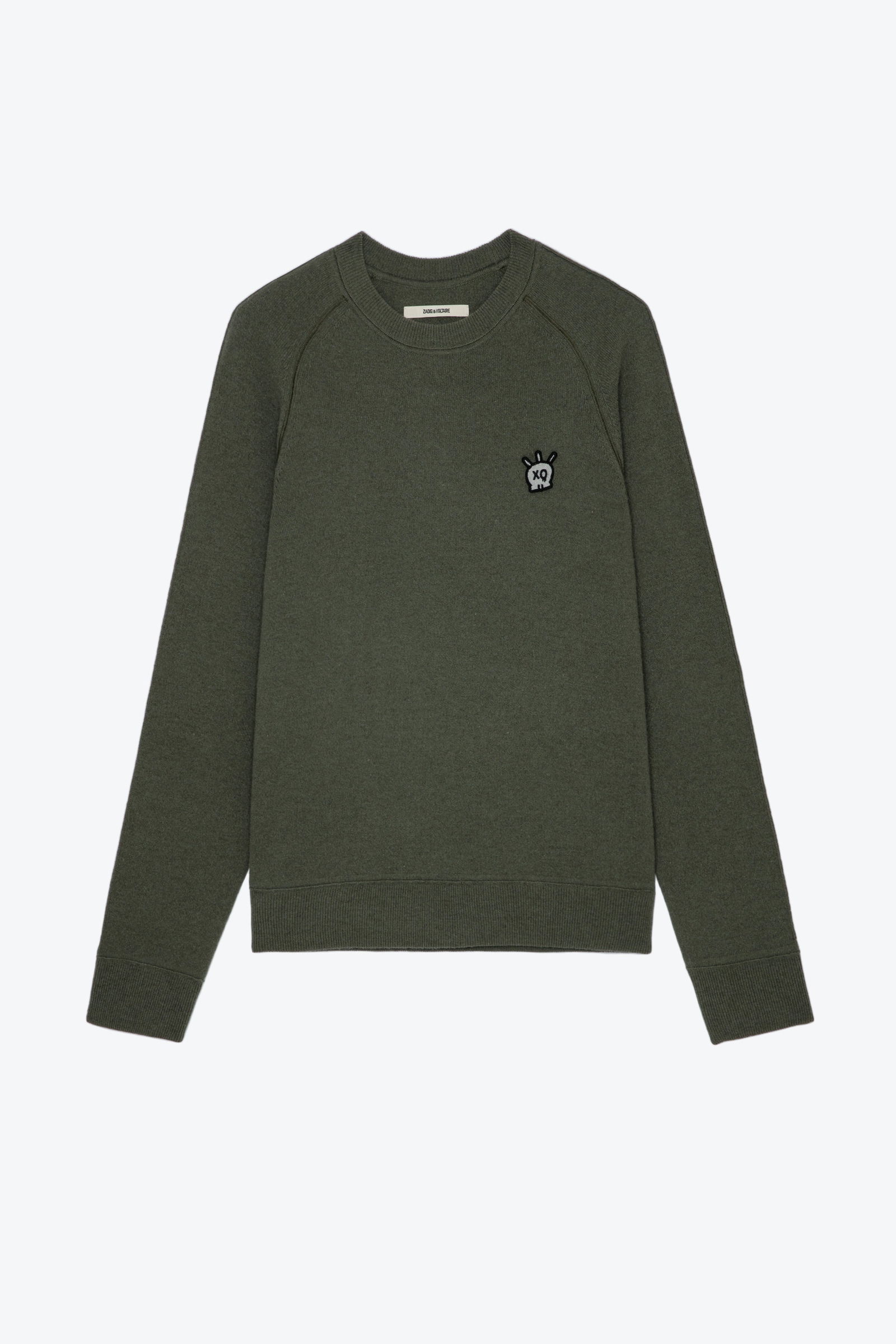 ZADIG & VOLTAIRE Thomas Skull Jumper in Tilleul | Endource